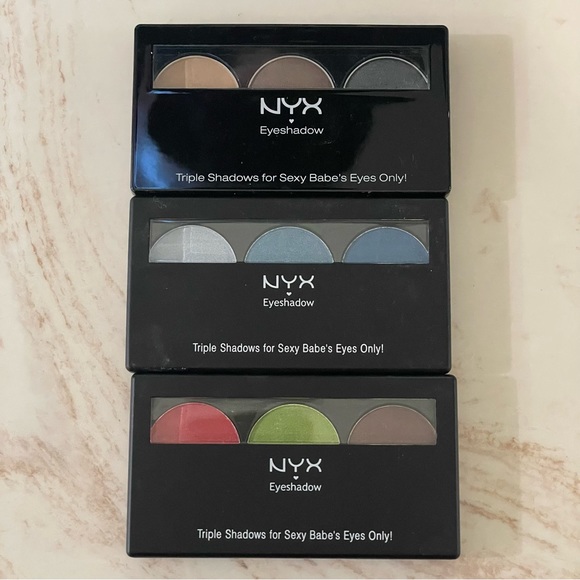 NYX | Makeup | Nyx Triple Shadow Palette 3 Piece Set | Poshmark